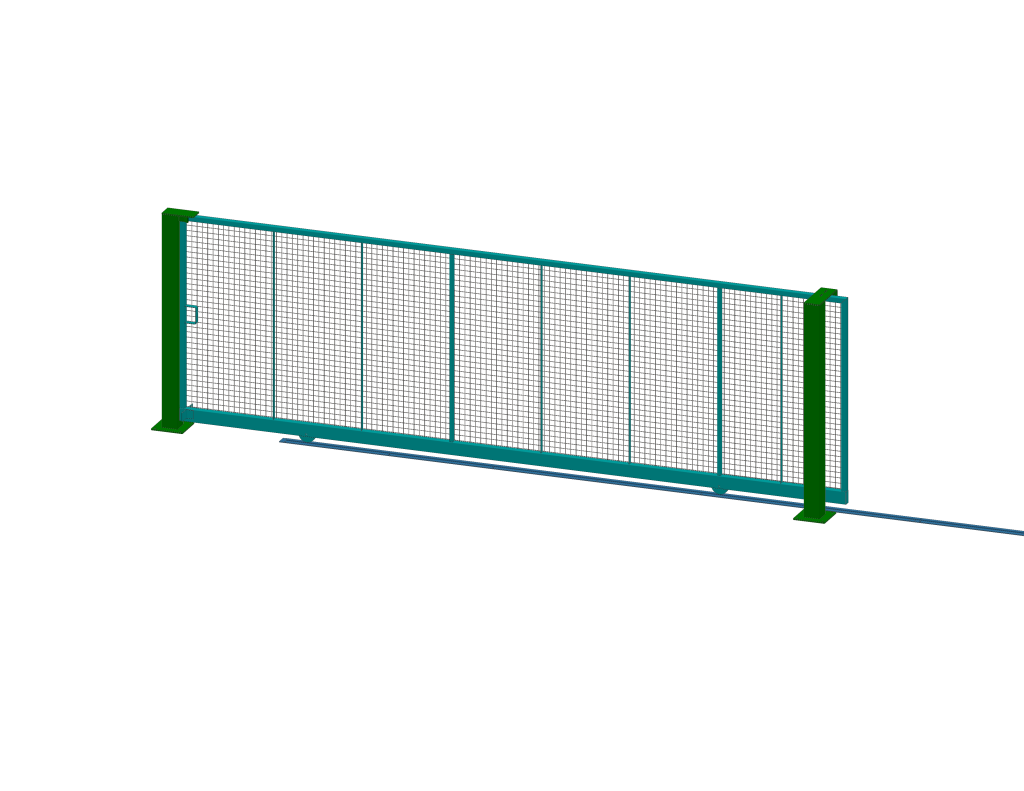 Portail de chantier roulant | COQUET